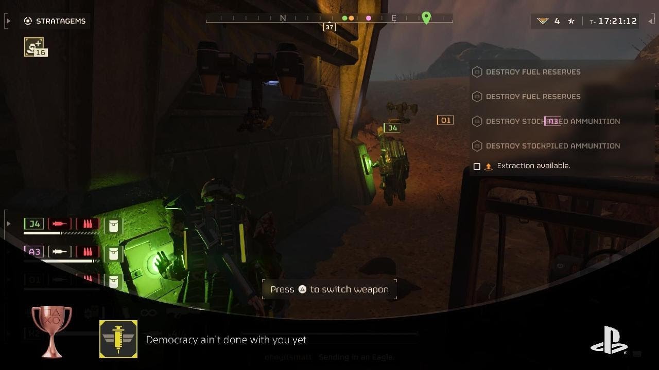 HELLDIVERS 2 accidental stim - YouTube