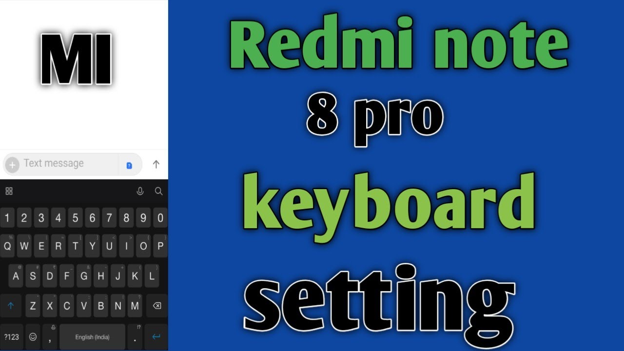 redmi note 8 pro keyboard setting.. mobile keyboard की भाषा कैसे बदलें ...