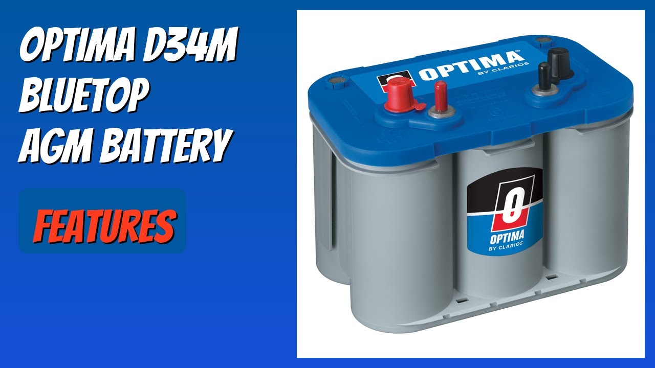 REVIEW (2026): OPTIMA D34M BlueTop AGM Battery. Features - YouTube