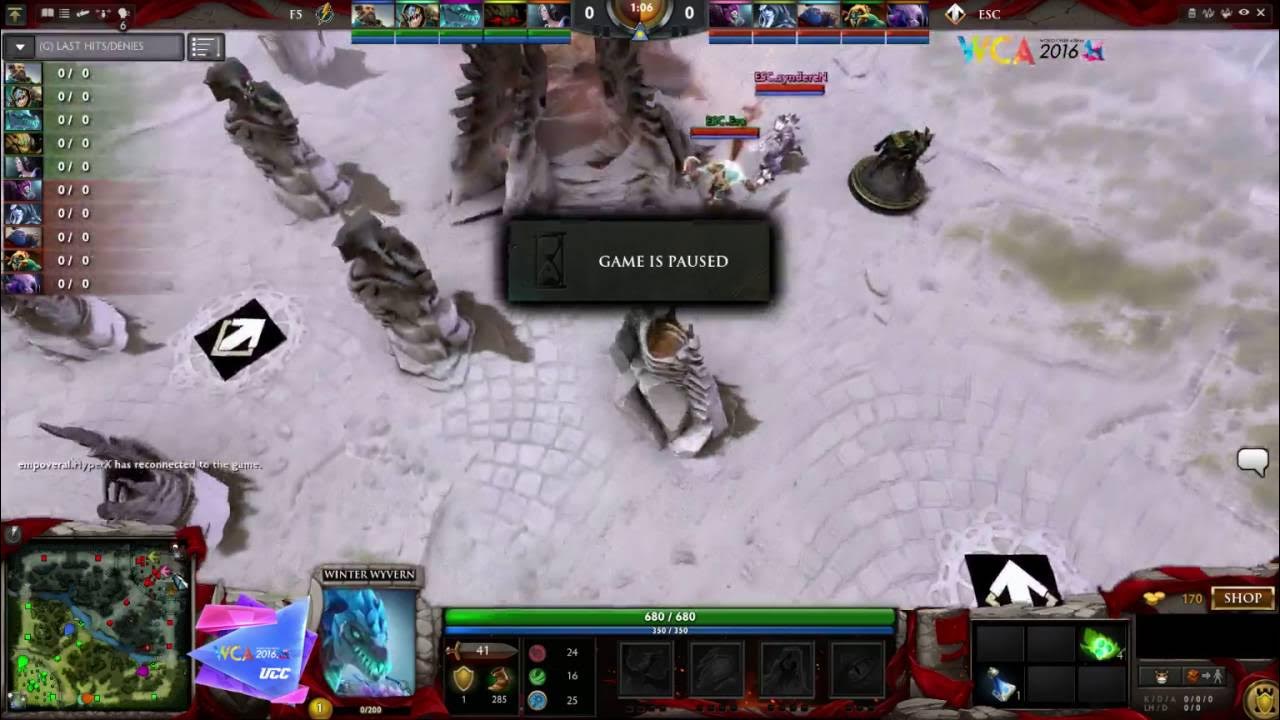 (EN) Betway WCA 2016 EU Main Qualifier Dota 2: Escape Gaming vs F5 #1 - YouTube