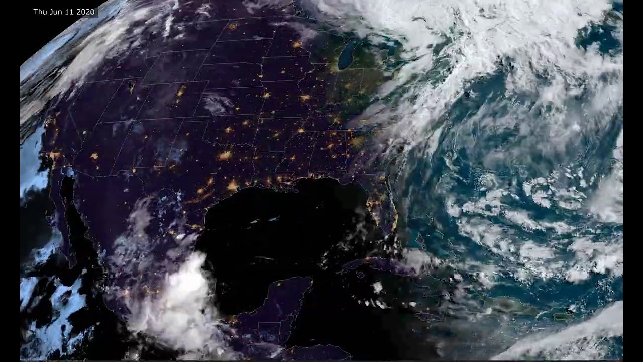 Earth Satellite Timelapse - North America - 2020 - YouTube