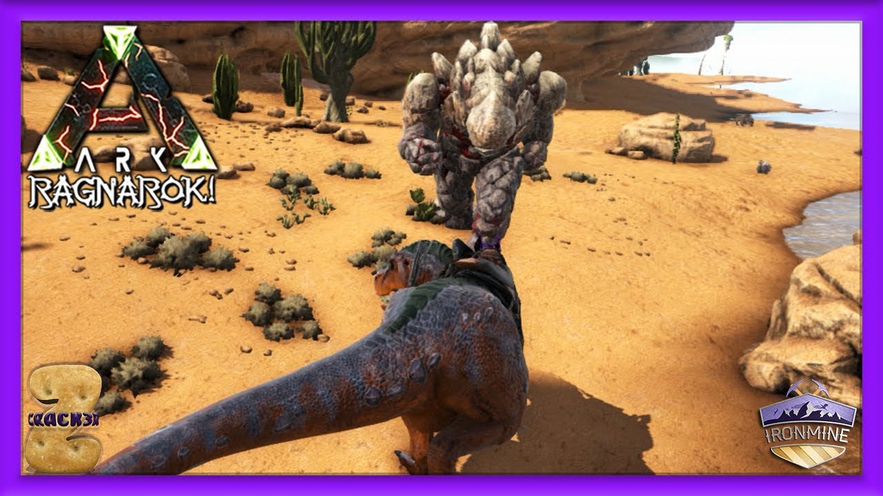 Rex vs Rock Elemental and Things To Do! Ark Ragnarok Ep 07 - YouTube