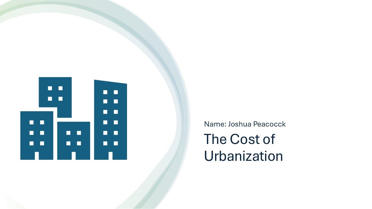 Ethics Analysis Video: The Cost of Urbanization - YouTube