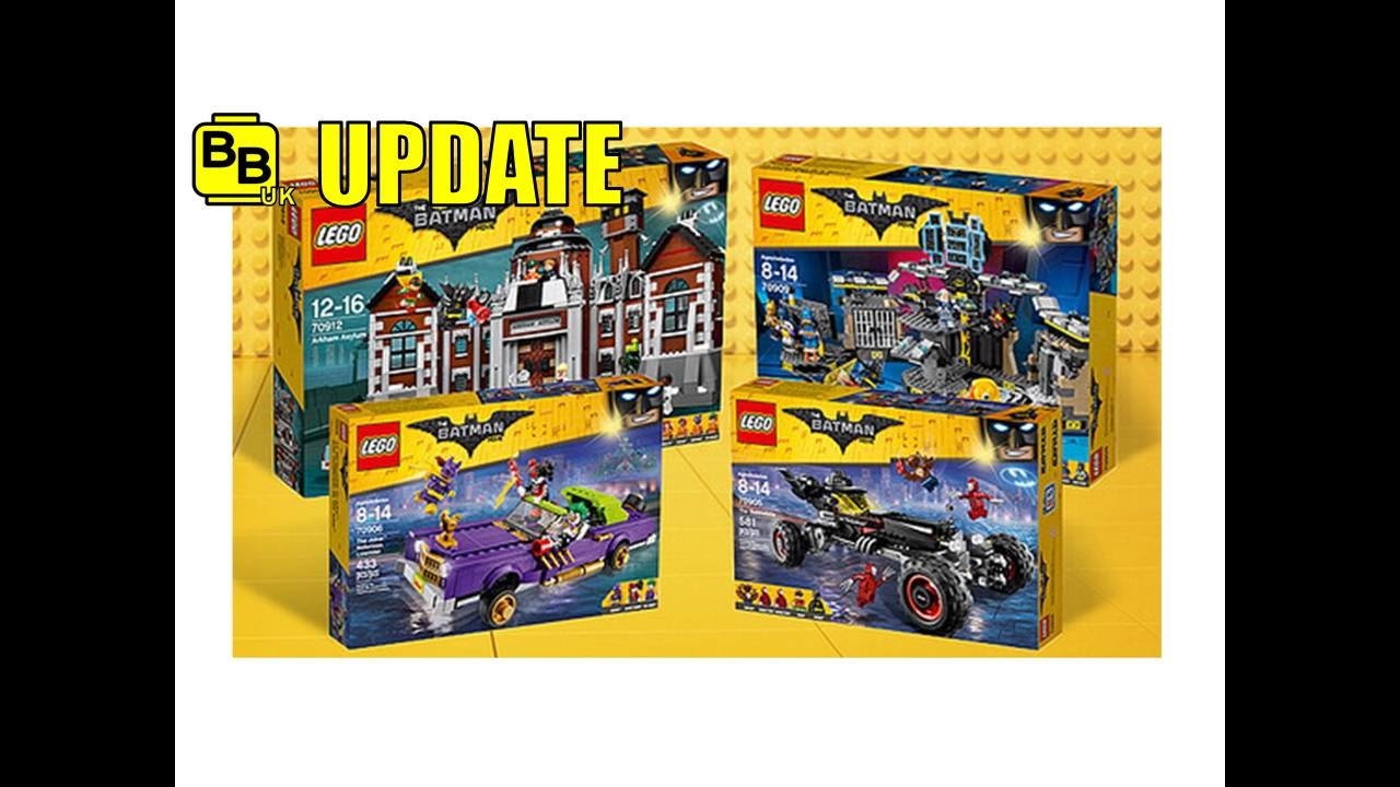 THE LEGO BATMAN MOVIE BOX SET IMAGES! NEWS UPDATE - YouTube