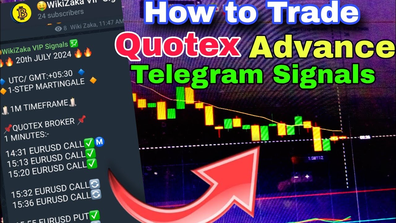 how to use quotex signals on telegram in hindi | how to trade in quotex ...