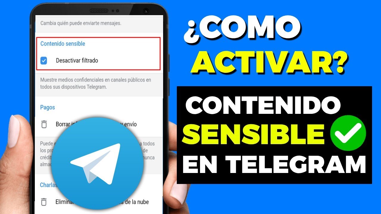 Como ver contenido sensible telegram | No puedo ver contenido Delicado ...