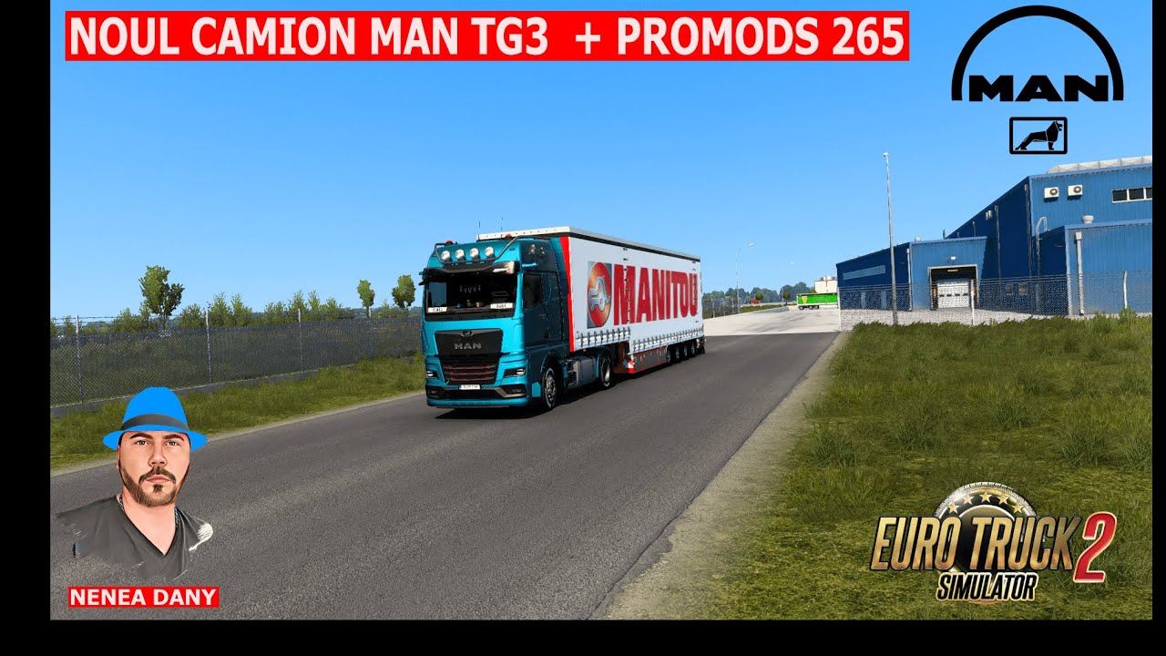 🔴🅻🅸🆅🅴 - MAN TG3 + PROMODS 265 TruckersMP - ETS 2 / LIVE DIN CYPRU - YouTube