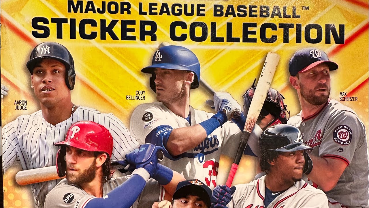 Topps MLB sticker collection - YouTube