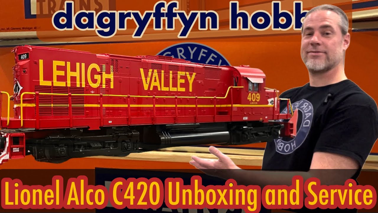 Lionel Lehigh Valley Alco C420 with TMCC: Unboxing and Servicing - YouTube