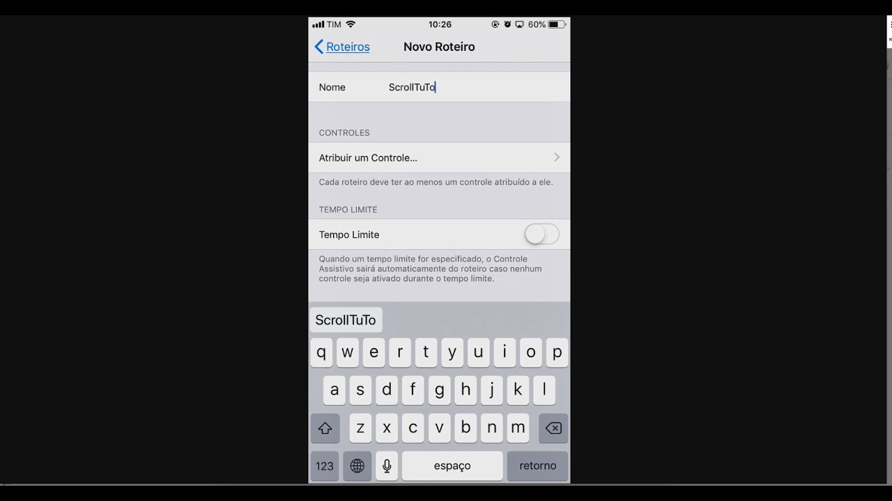 Como fazer um AutoScroll na tela do IPHONE - YouTube