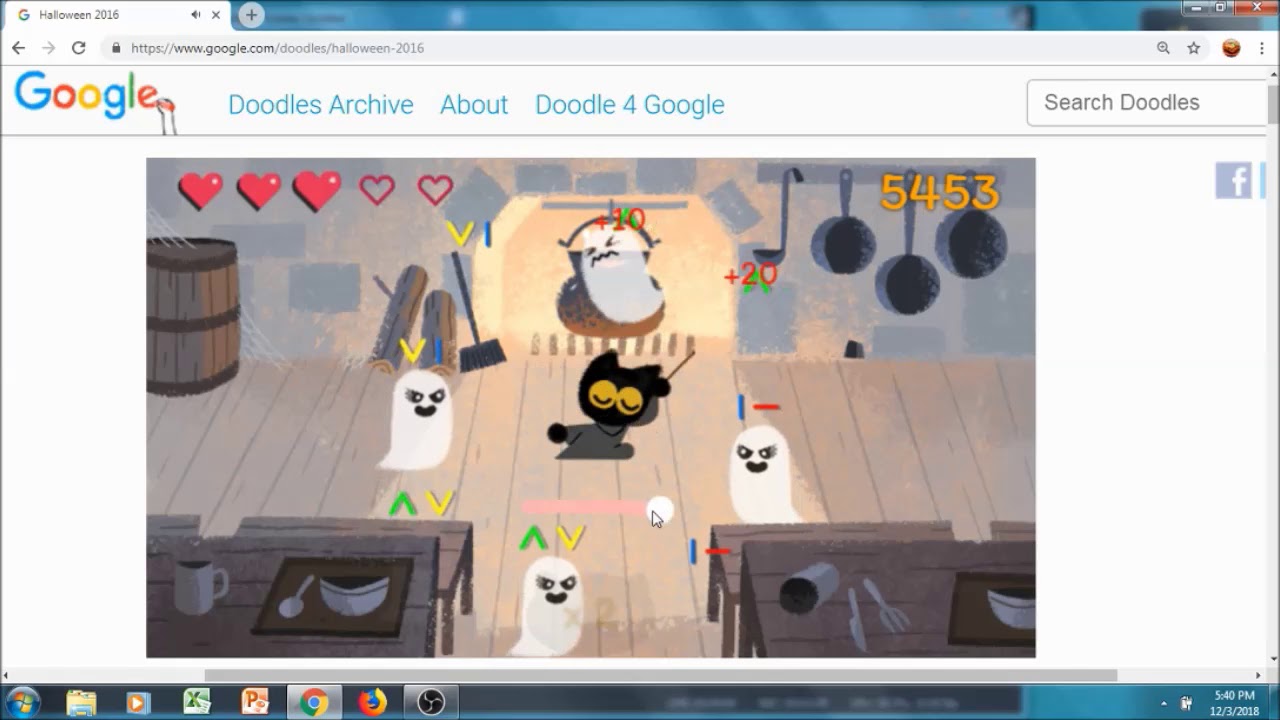 Google Doodle Halloween 2016 - YouTube