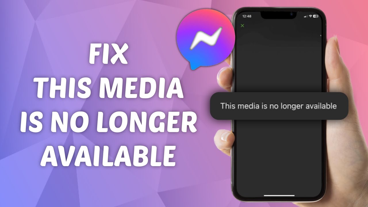 How to Fix This Media is No Longer Available on Messenger - YouTube