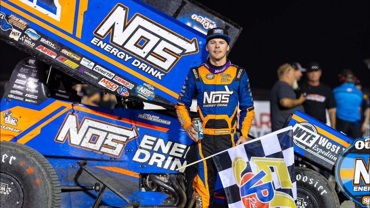 Sheldon Haudenschild WIN in Fargo, ND - YouTube