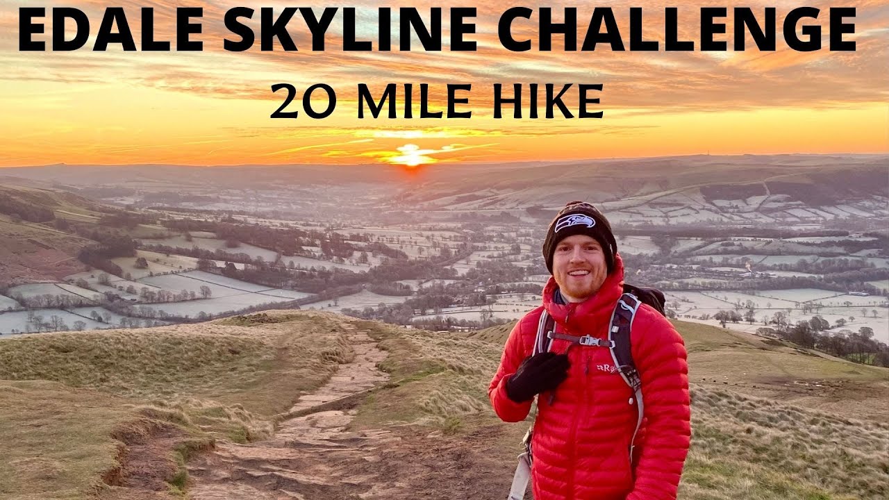 EDALE SKYLINE CHALLENGE - PEAK DISTRICT - 20 MILE HIKE - YouTube