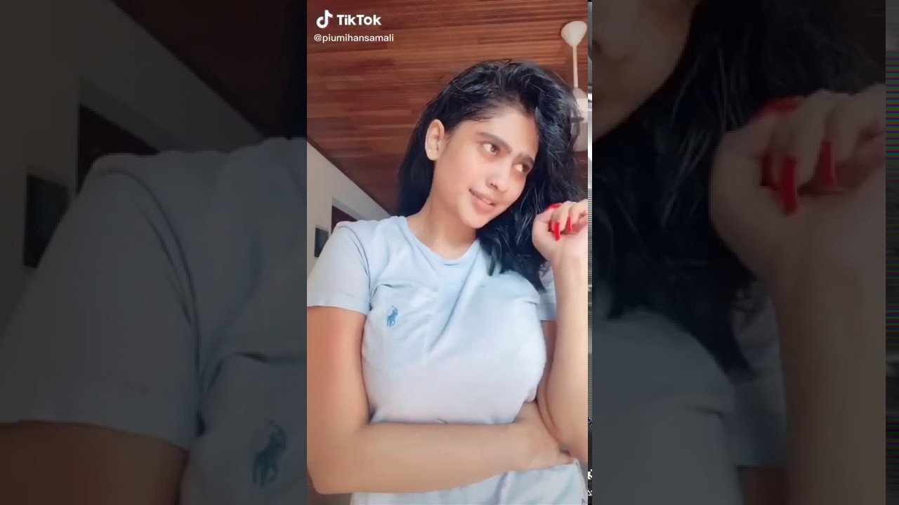 පියුමි හංසමාලි | Piumi Hansamali | Funny Curfew Latest Tiktok 2020 ...