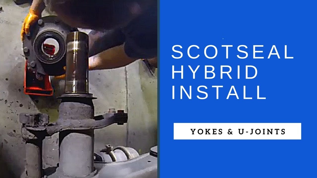 SKF Scotseal Hybrid Installation - YouTube