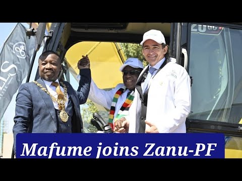 Harare mayor Jacob Mafume officially joins Zanu PF - YouTube