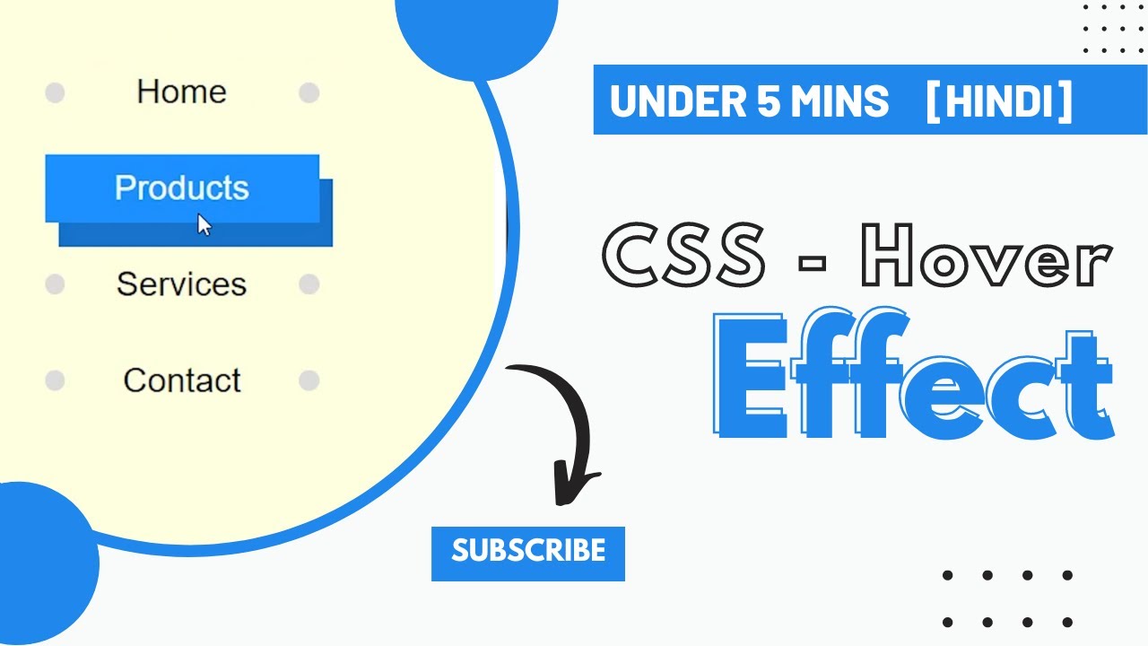 Making a CSS hover effect for nav links - YouTube