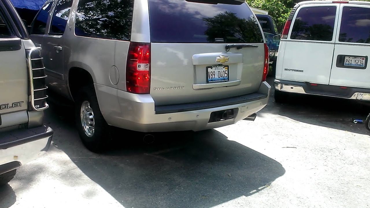 Magnaflow tru x core muffler suburban 2500 6.0 - YouTube