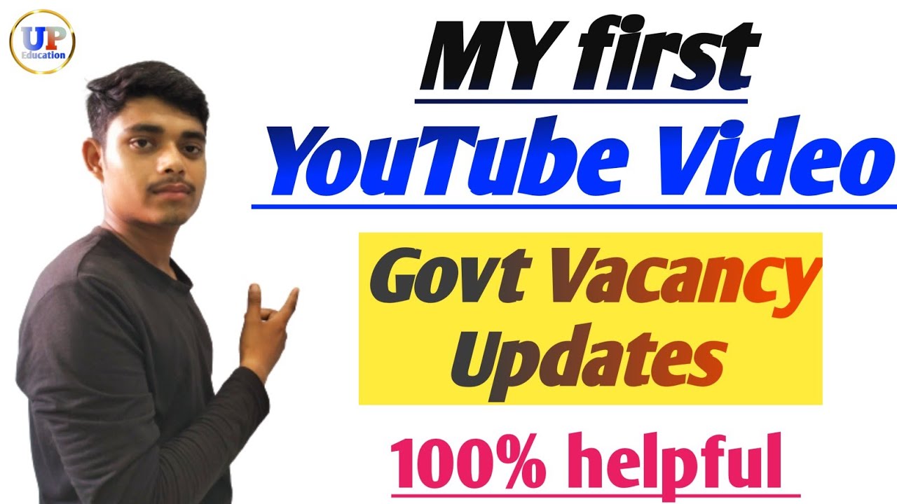 My First YouTube vide😊|Introducing My YouTube Channel | UP Education ...