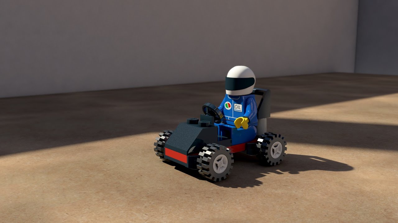 Lego System 1760 Go-Cart - Assembly Animation - YouTube