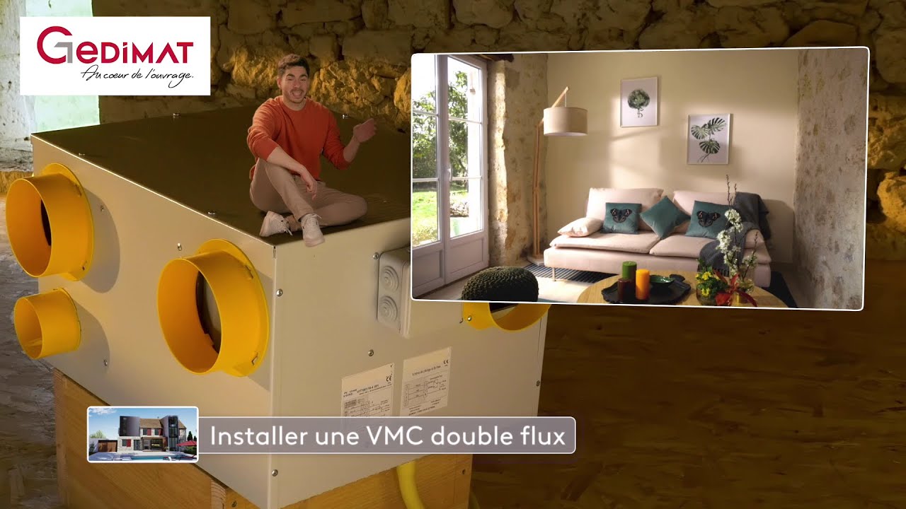 Quelles sont les étapes pour installer une VMC double flux ? - Ma Maison de A à Z - YouTube