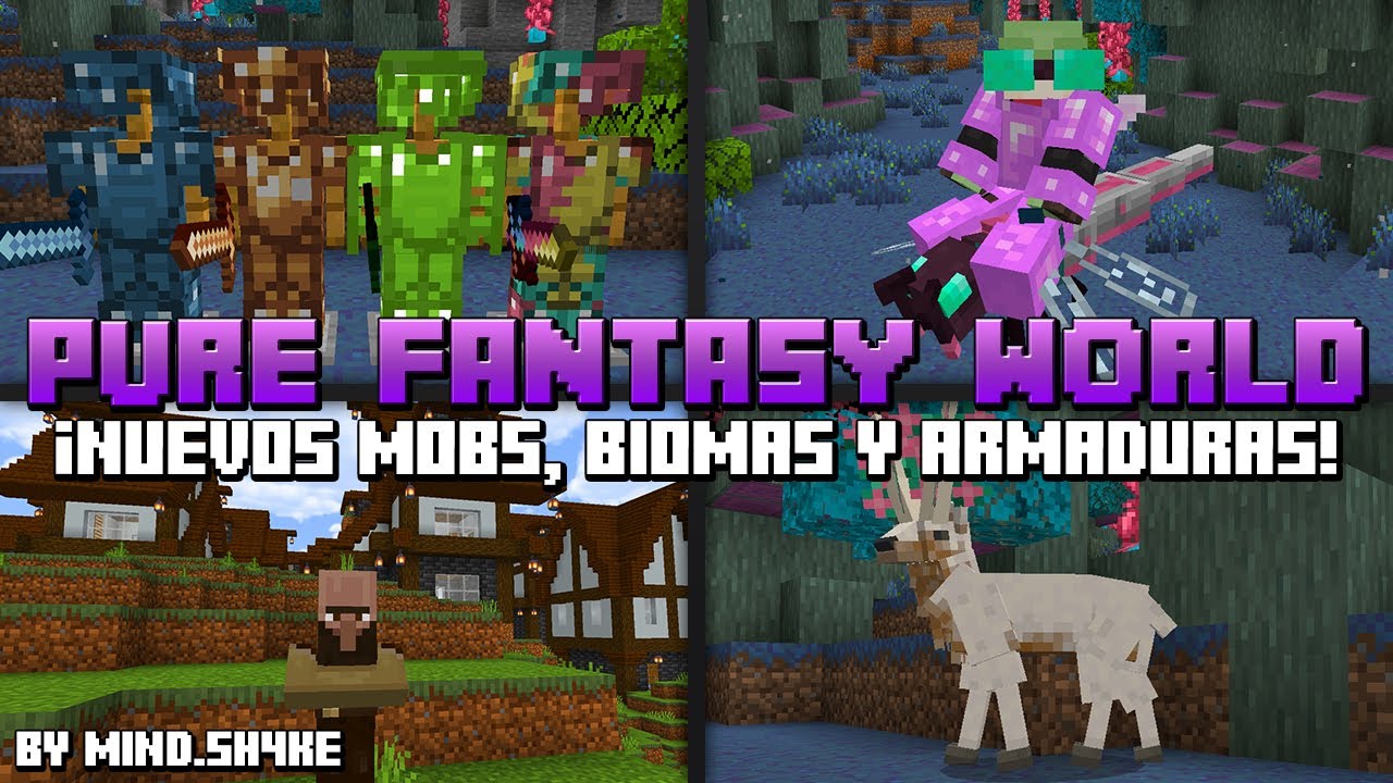 ADDON DE NUEVOS BIOMAS, ENEMIGOS Y ARMADURAS PARA MINECRAFT PE 1.19 ...