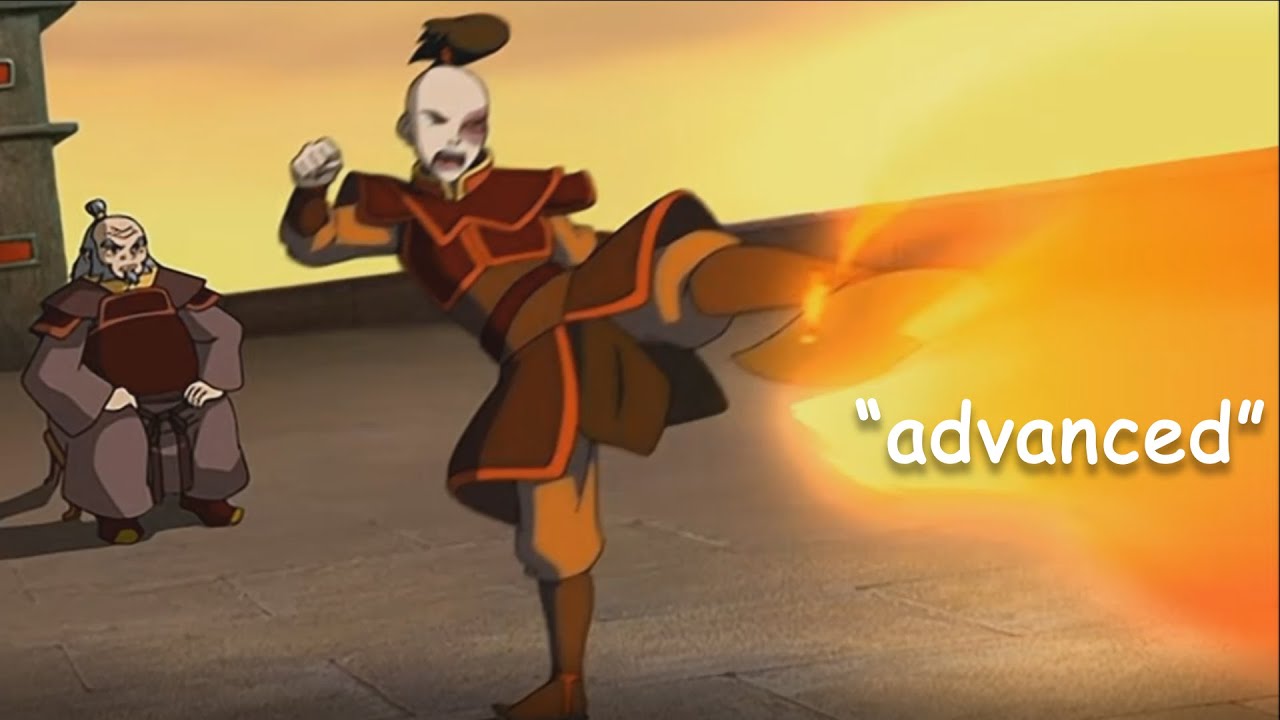zuko needs to learn "advanced" firebending - YouTube