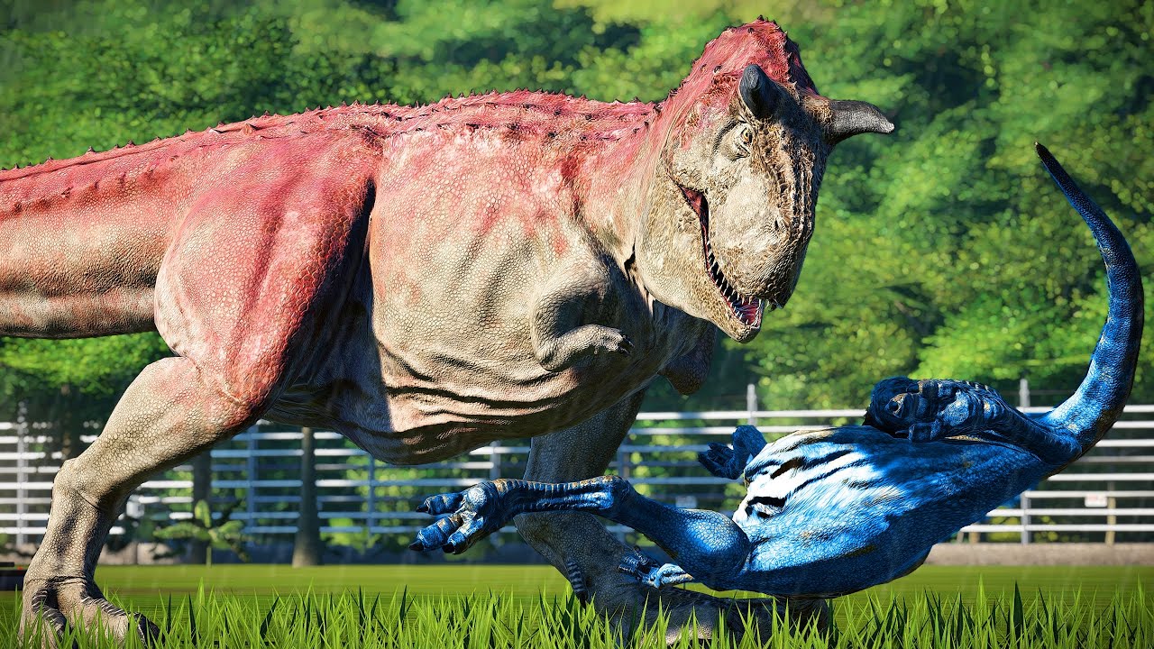 Jurassic World T Rex Vs Carnotaurus
