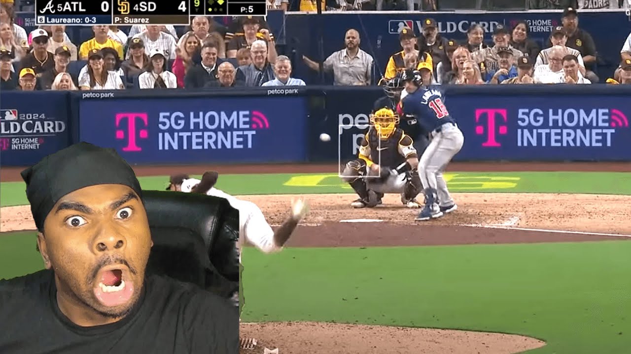 WHOPPED YALL AHH!!! Braves vs. Padres NLWC Game 1 Highlights (10/1/24 ...