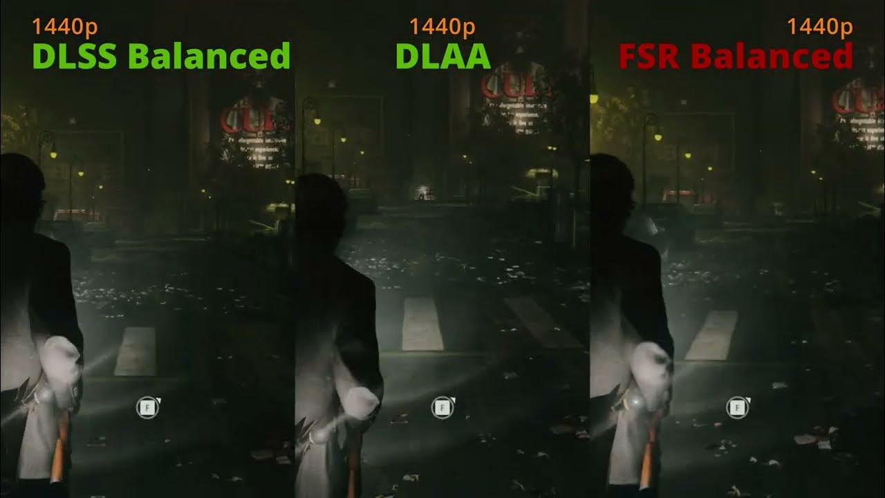 Alan Wake 2 DLAA vs DLSS vs FSR - YouTube