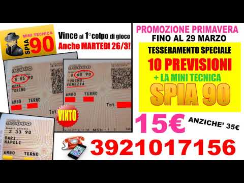 ARIEL DIRETTA LOTTO PER GIOVEDI 28 MARZO 2019 - YouTube