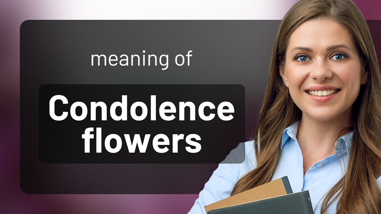 Understanding the Gesture of Condolence Flowers - YouTube