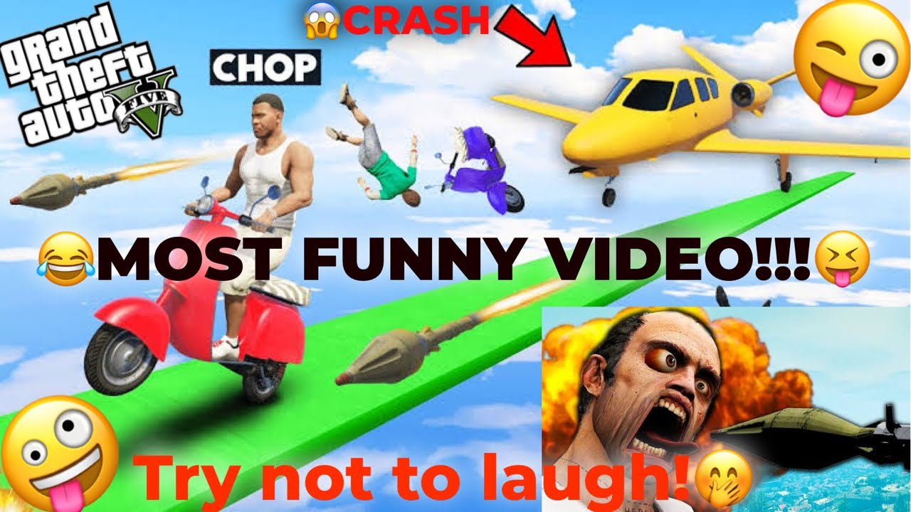 GTA 5 |😂THE MOST FUNNIEST VIDEO🤣|😝Try not to Laugh🤪| ft.FLINIX #gaming ...
