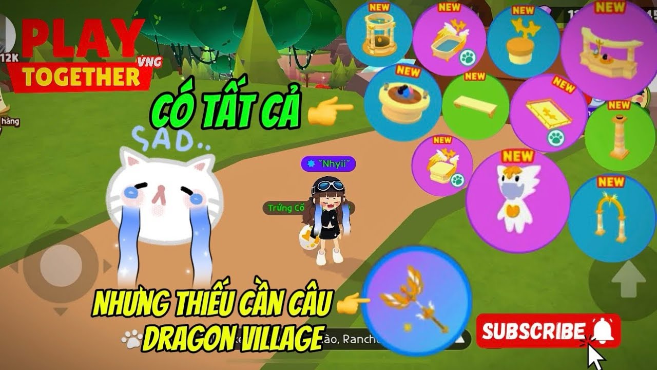 Playtogether | Mở hộp bốc thăm mới Dragon village và cái kết ! - YouTube
