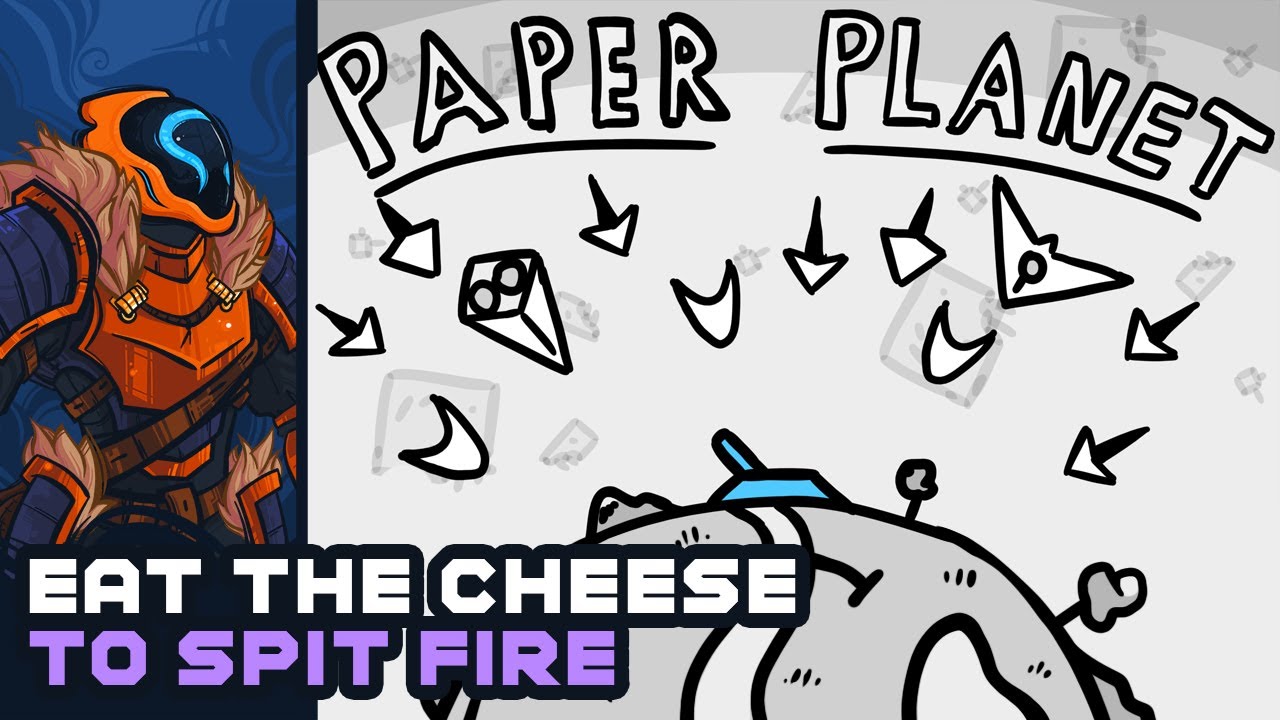EAT THE CHEESE TO SPIT FIRE! - Paper Planet - YouTube
