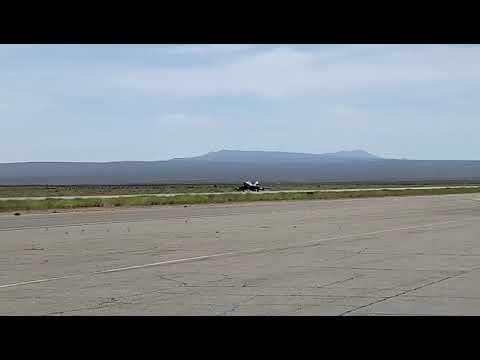 7 Runway view of MIG 15 landing at California City Airport. - YouTube