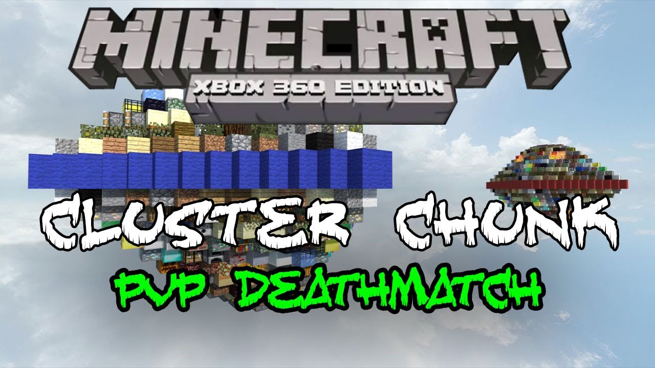 CLUSTER CHUNK #1 | EPIC PVP MATCH | FALLING TO MY DEATH | Minecraft Xbox - YouTube