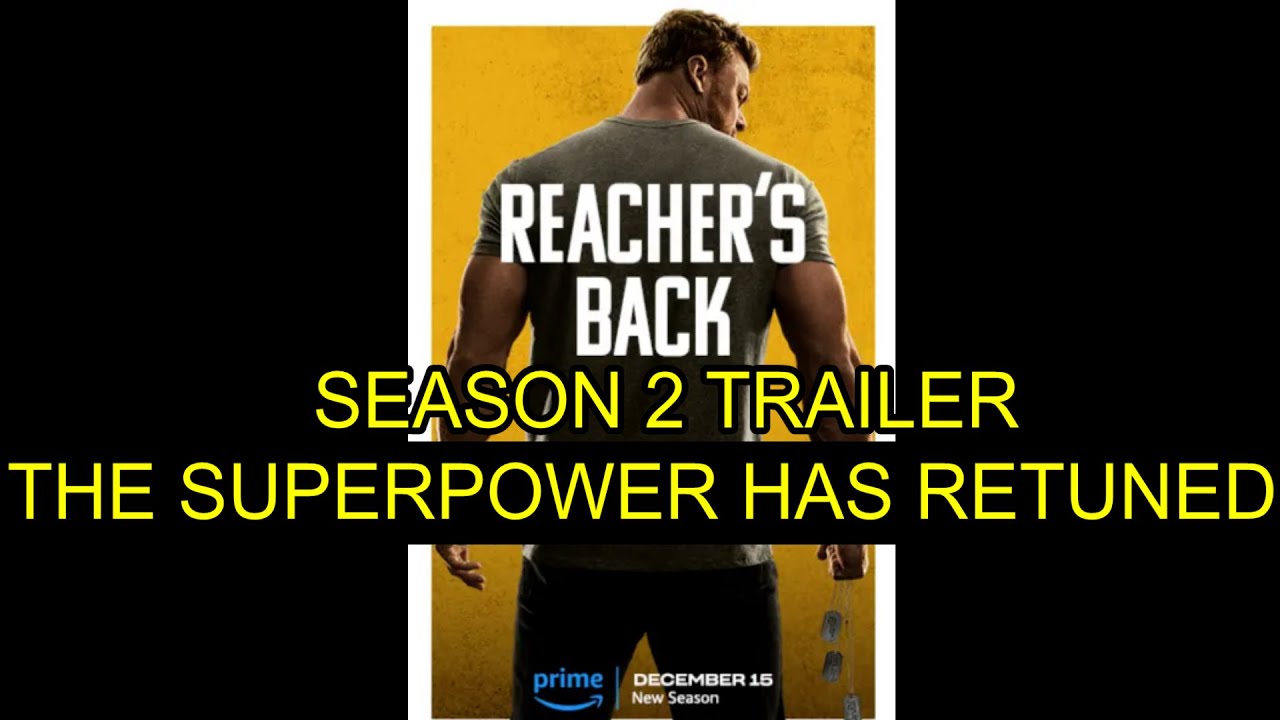 REACHER SEASON 2 TRAILER REACTION | My show is back !!! #Reacher - YouTube