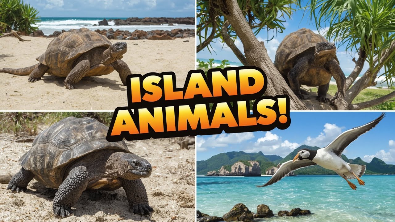 🏝️🐢 Island Animals! | Meet the Creatures You Can Only Find on Islands ...