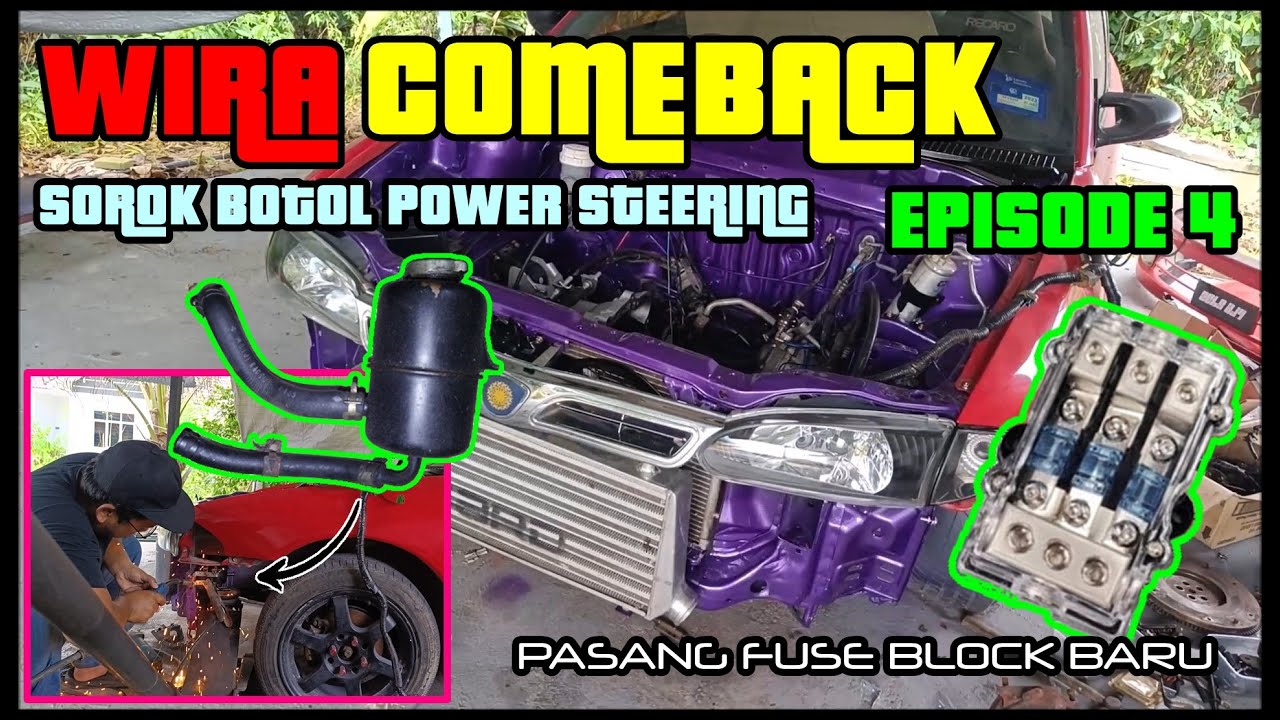EP4 - WIRA COMEBACK - RESTORE PART ENGINE - SOROK BOTOL POWER STEERING ...