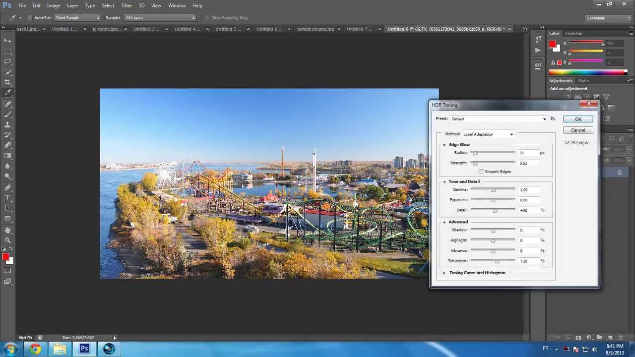 Photoshop HDR (tutorial) - YouTube