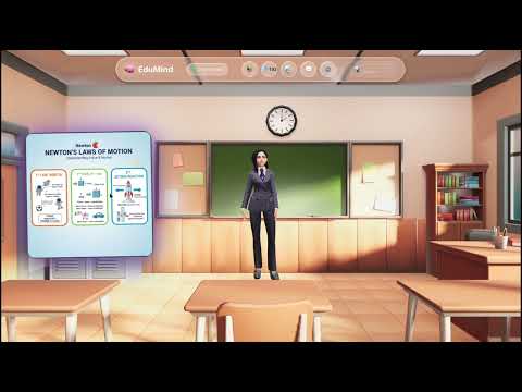 EduMind — AI Virtual Teacher with Lip Synced 3D Av
