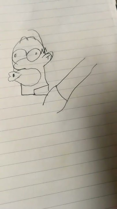 How To Draw Homer Simpson Woo Hoo Youtube