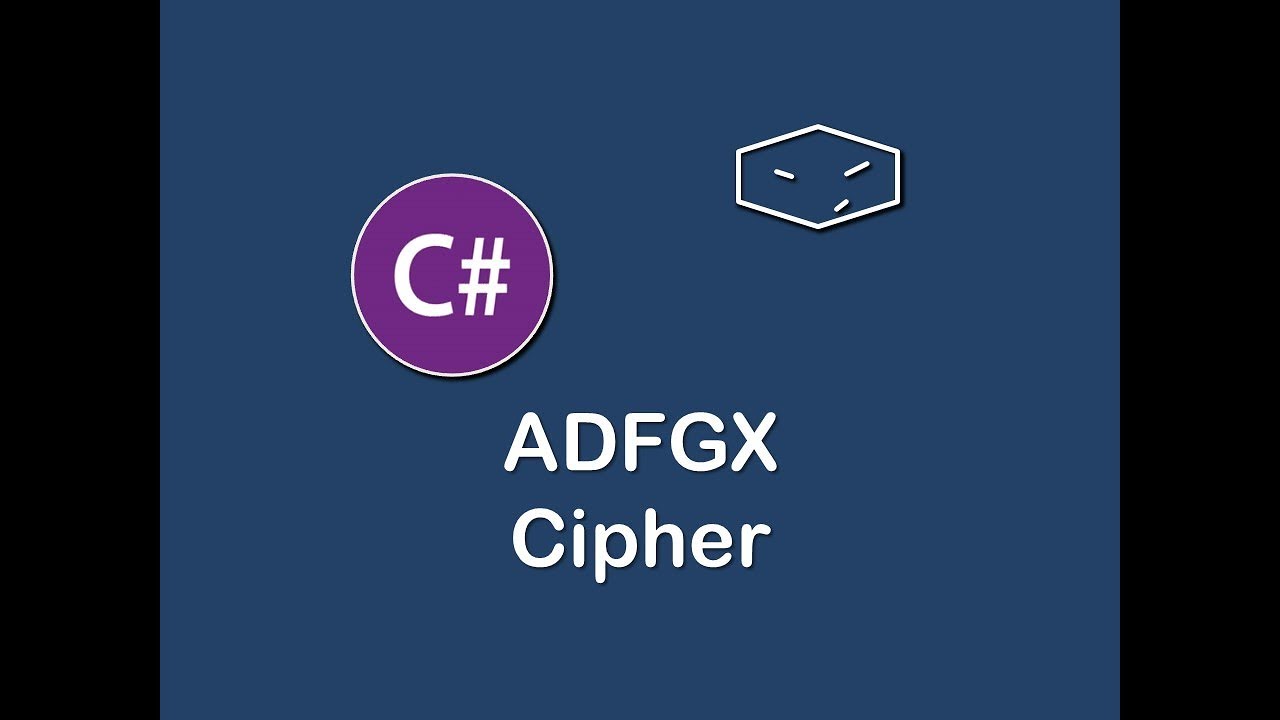 adfgx cipher in c# - YouTube
