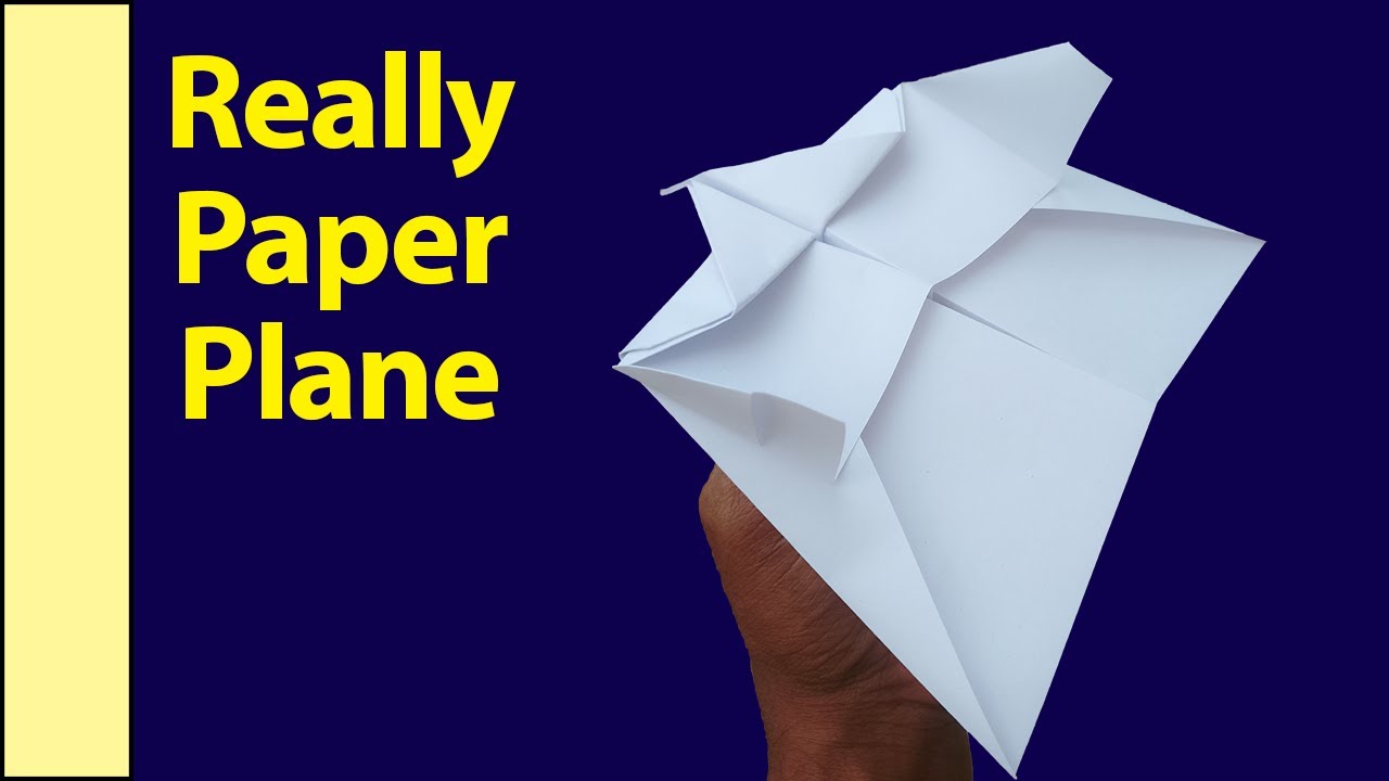 How to Make a Really Good Paper Airplane - YouTube