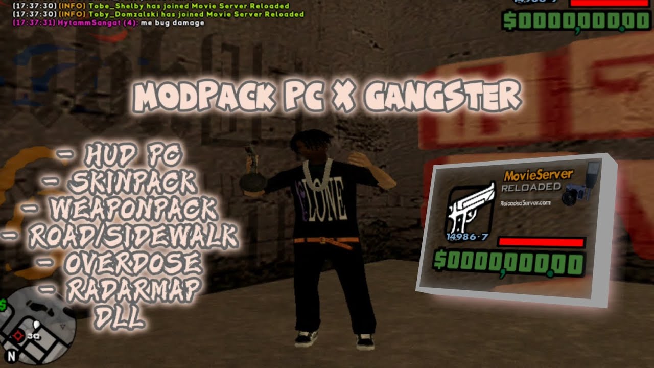 [SHARE] - MODPACK PC X GANGSTER | 200 MB | GTA SA-MP ANDROID - YouTube