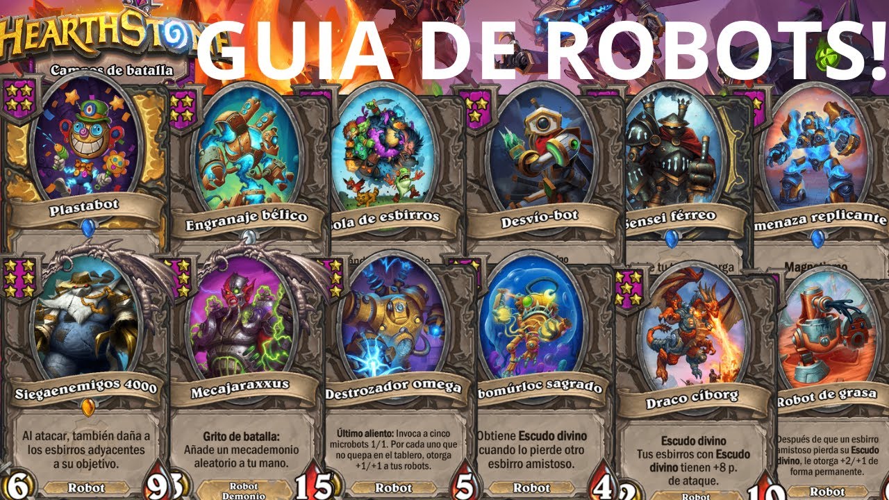 Guia de Robots Hearthstone campos de batalla battlegrounds en español ...