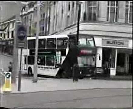 Buses in Nottingham in 2003 - YouTube