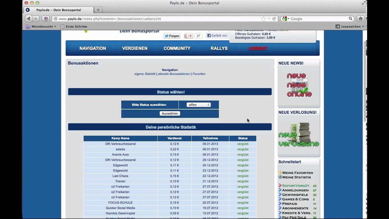 Paysafecard oder Geld mit Paylo verdienen - YouTube